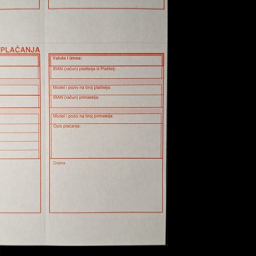 Obrazac hub 3a nalog za nacionalna plaćanja huB3 sa priznanicom