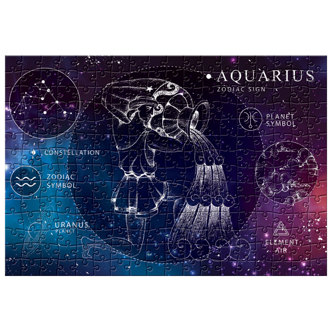 Puzzle 250 kom zodiac 11 aquarius (vodenjak) Interdruk (56857)